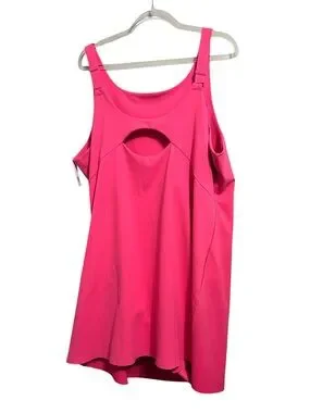 SPANX | Dresses | New Spanx 2x Tulip Pink Power Boost Exercise Dress ...